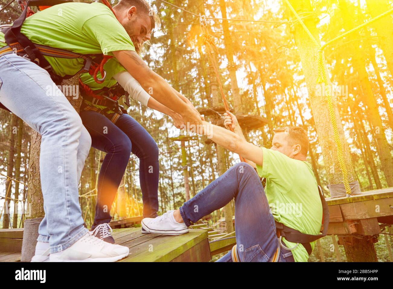 Climbing help rope hi-res stock photography and images - Alamy