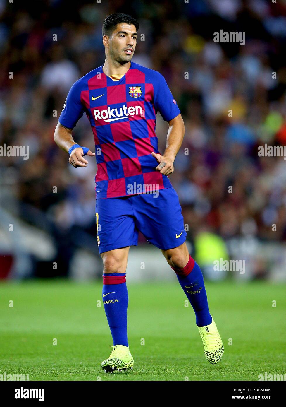 Barcelona's Luis Suarez in action Stock Photo - Alamy