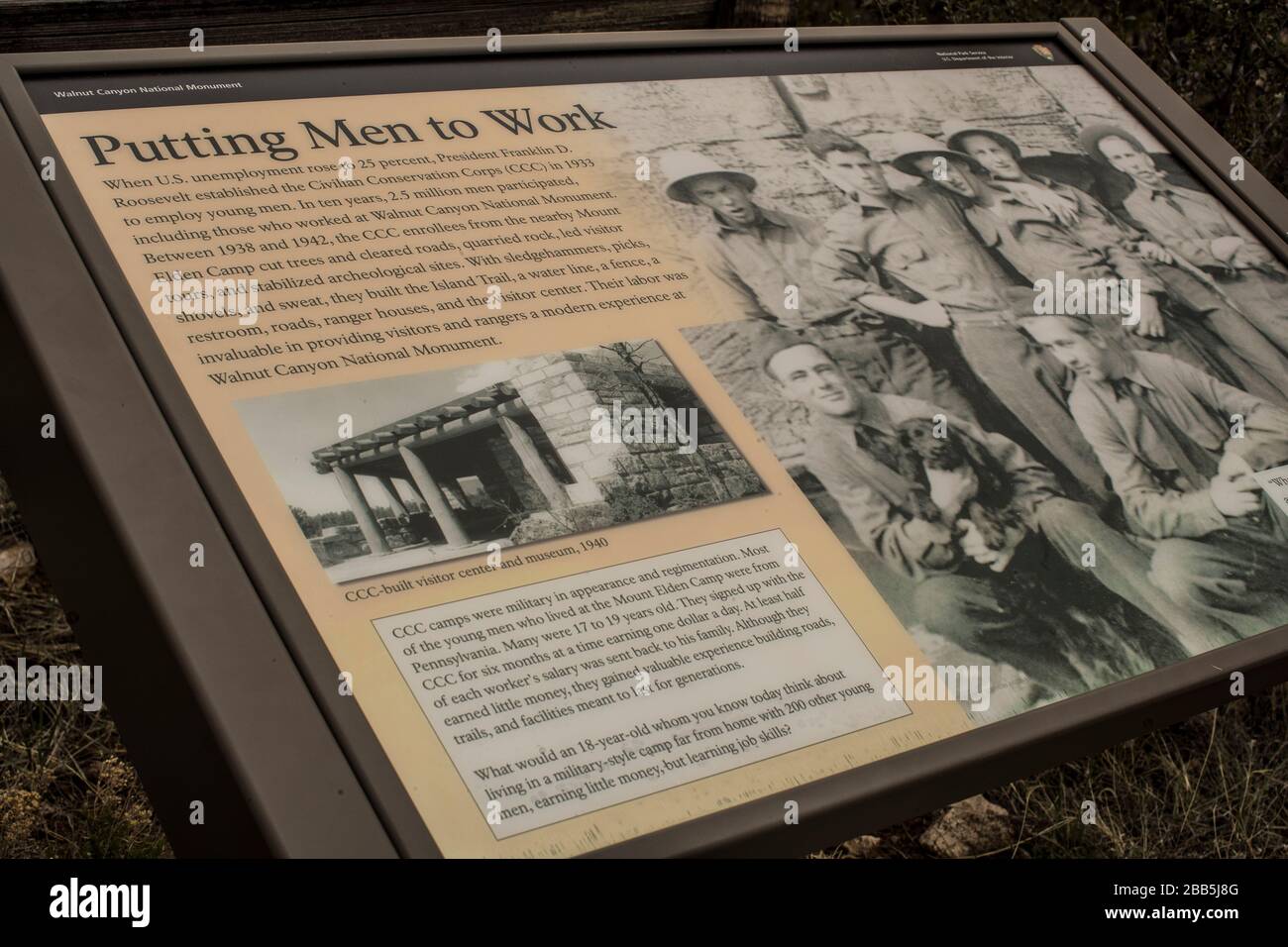 Civilian conservation corps ccc sign hi-res stock photography and ...