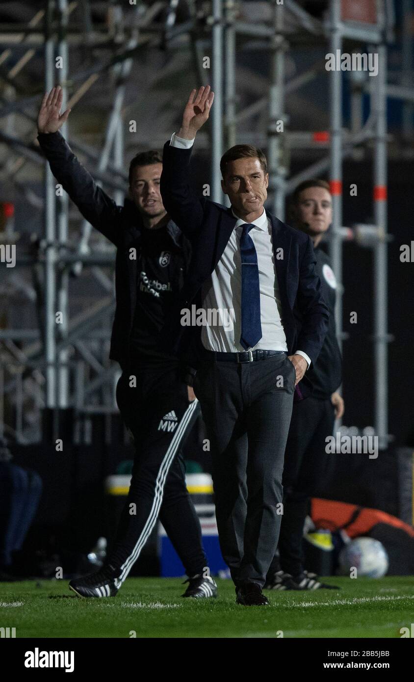 Fulham manager Scott Parker Stock Photo - Alamy