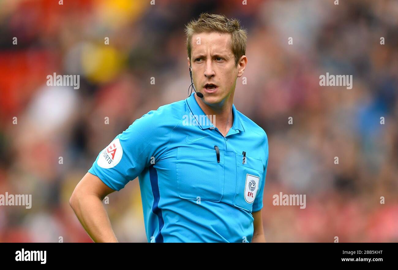 Referee John Brooks Stock Photo - Alamy