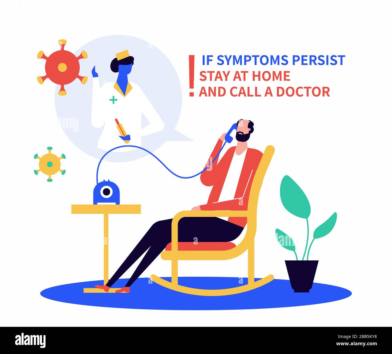 Home call doctor Stock Vector Images - Alamy