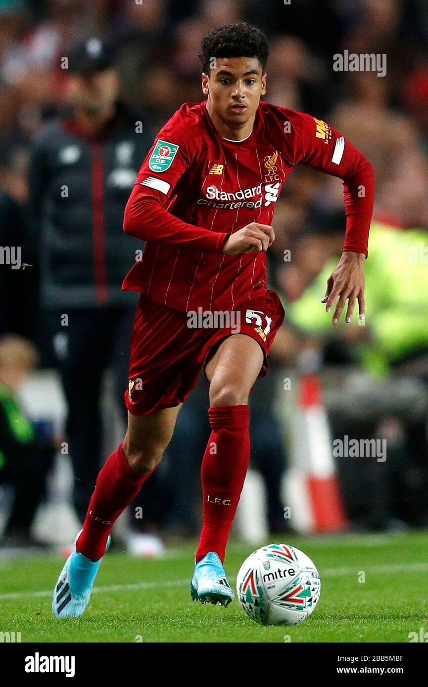Liverpool's Ki-Jana Hoever in action Stock Photo - Alamy
