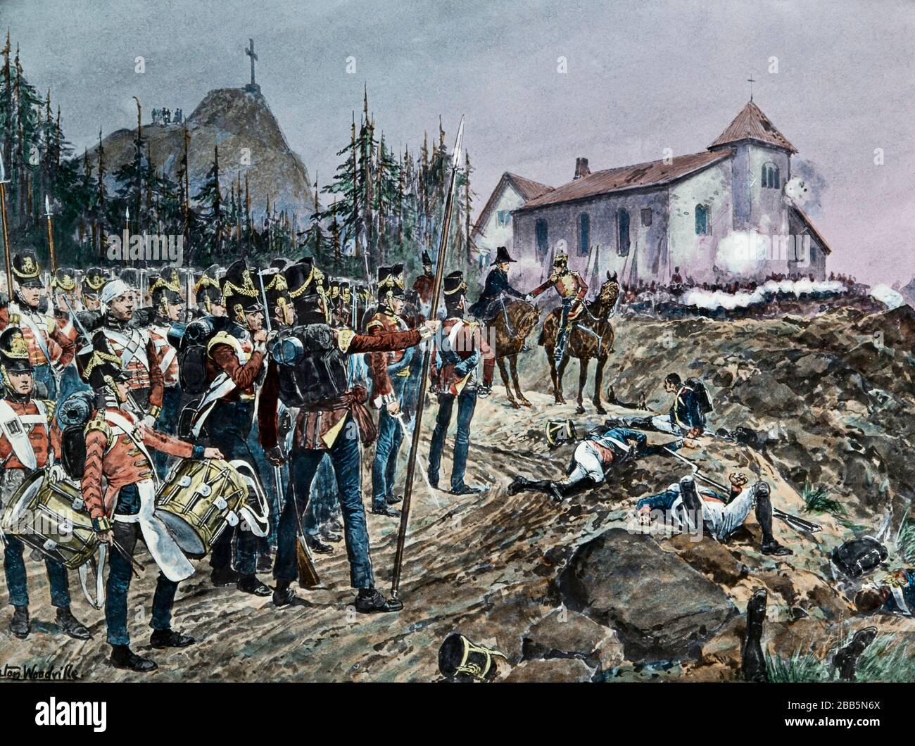 Animation illustrations of English and French military campaigns and ...