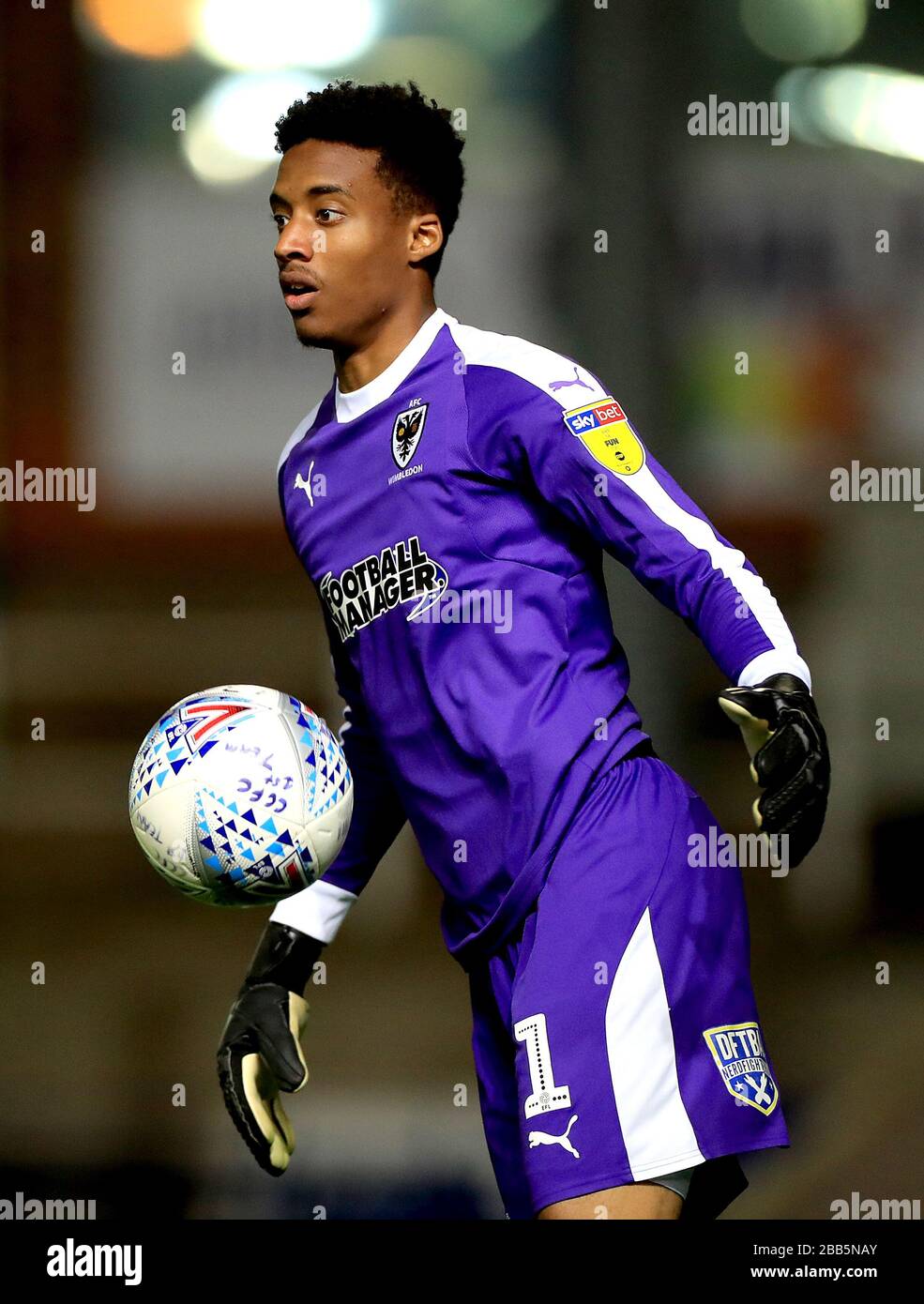 Wimbledon's Nathan Trott Stock Photo - Alamy
