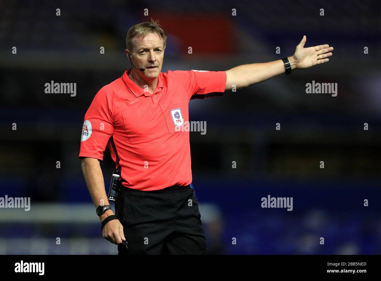 Match referee Trevor Kettle Stock Photo - Alamy