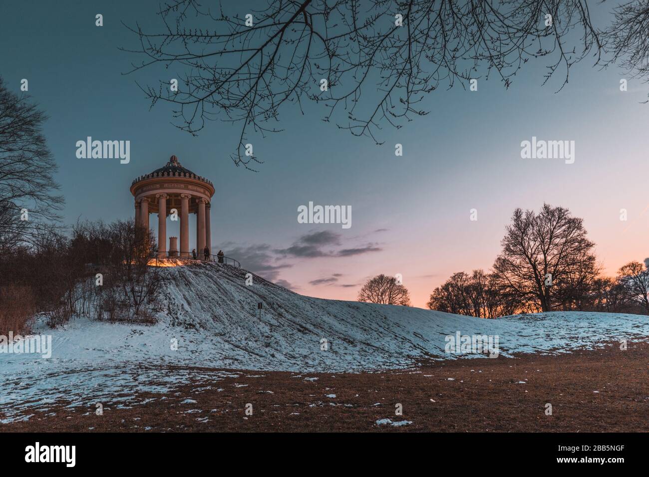 Monopteros winter hi-res stock photography and images - Alamy