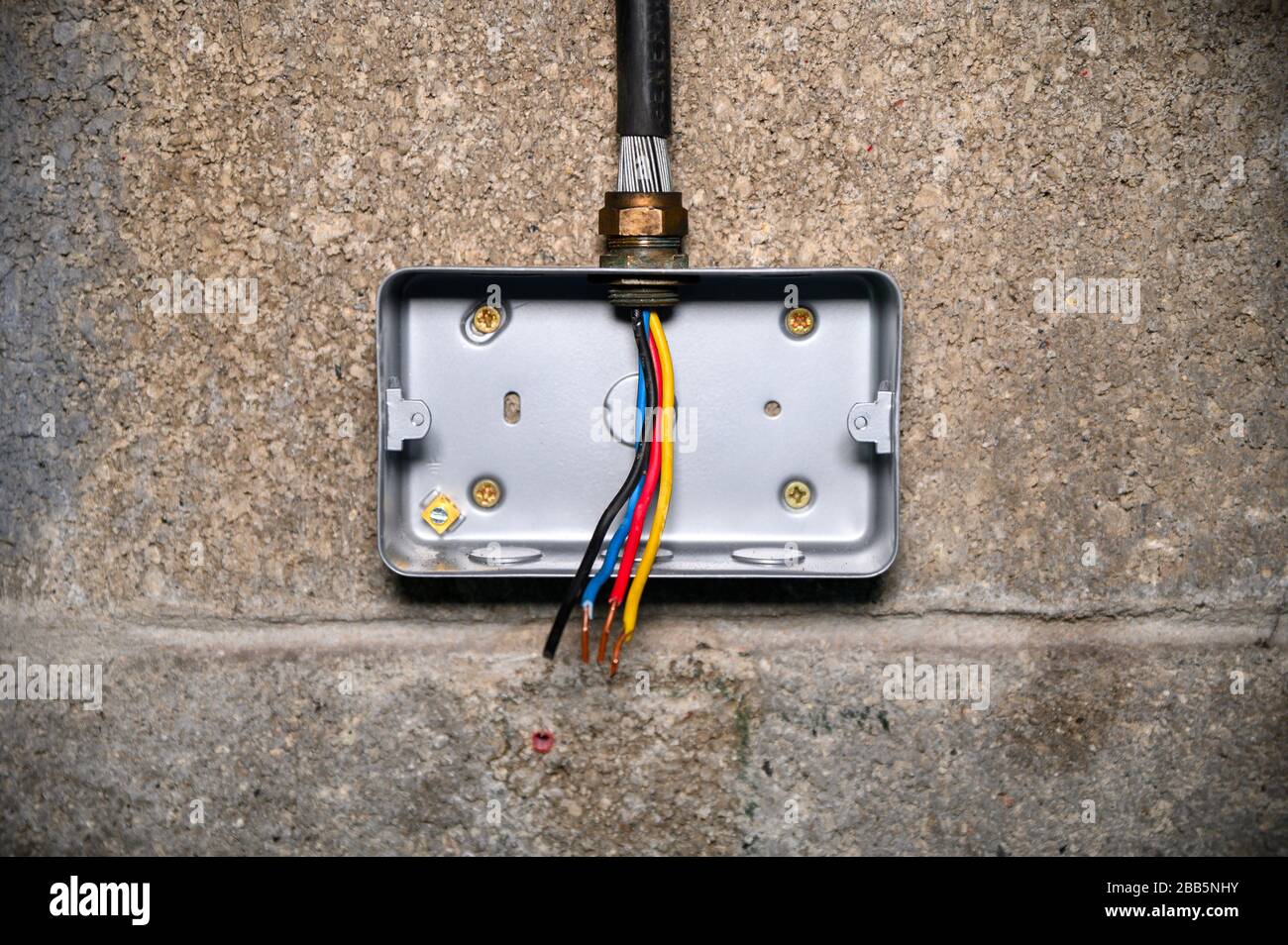 Installing electricity wires hi-res stock photography and images - Alamy