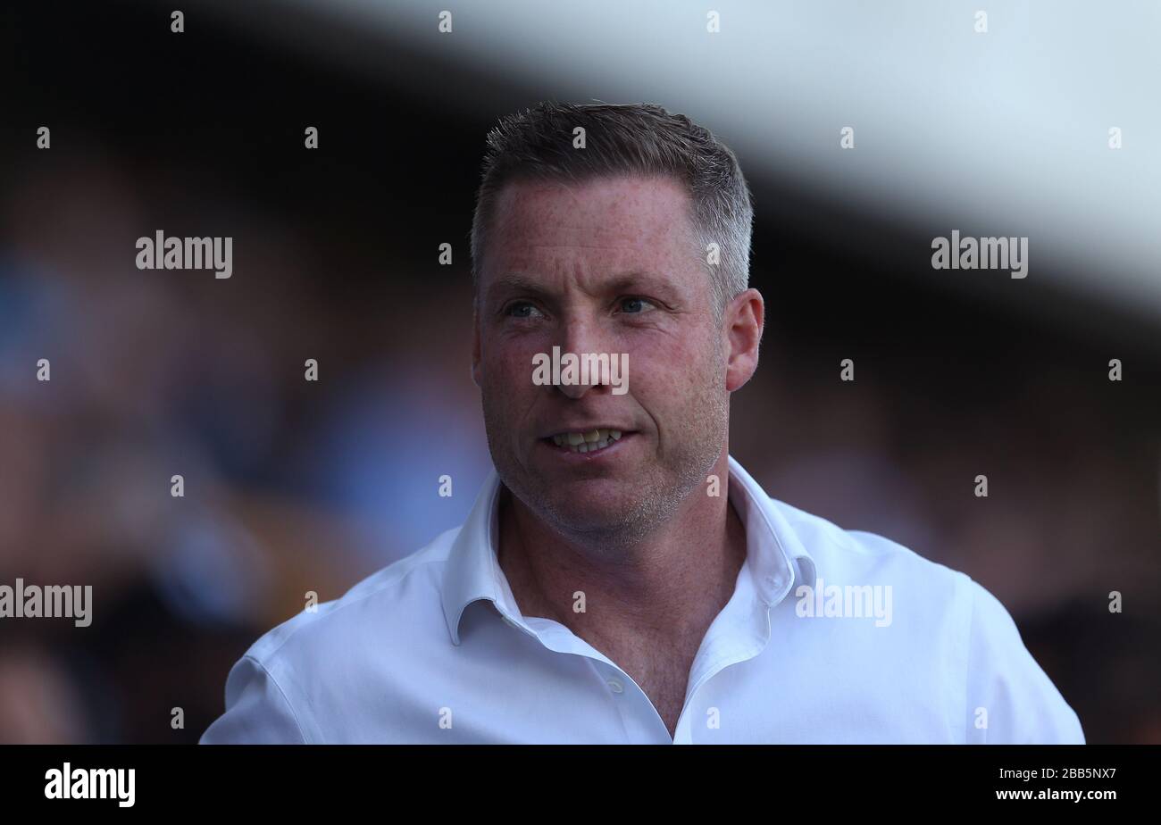 Millwall manager Neil Harris Stock Photo - Alamy