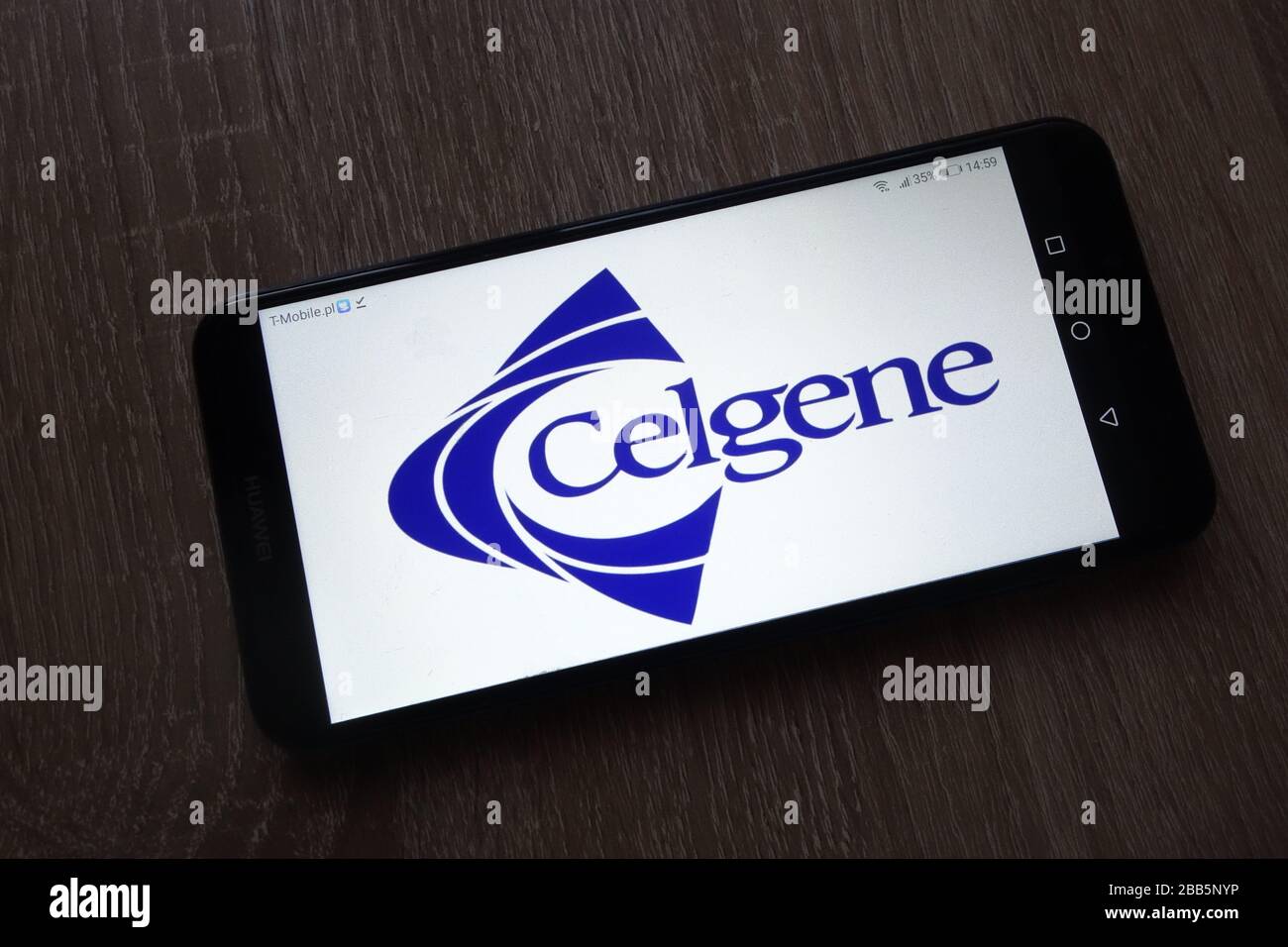 Celgene Corporation logo displayed on smartphone Stock Photo - Alamy