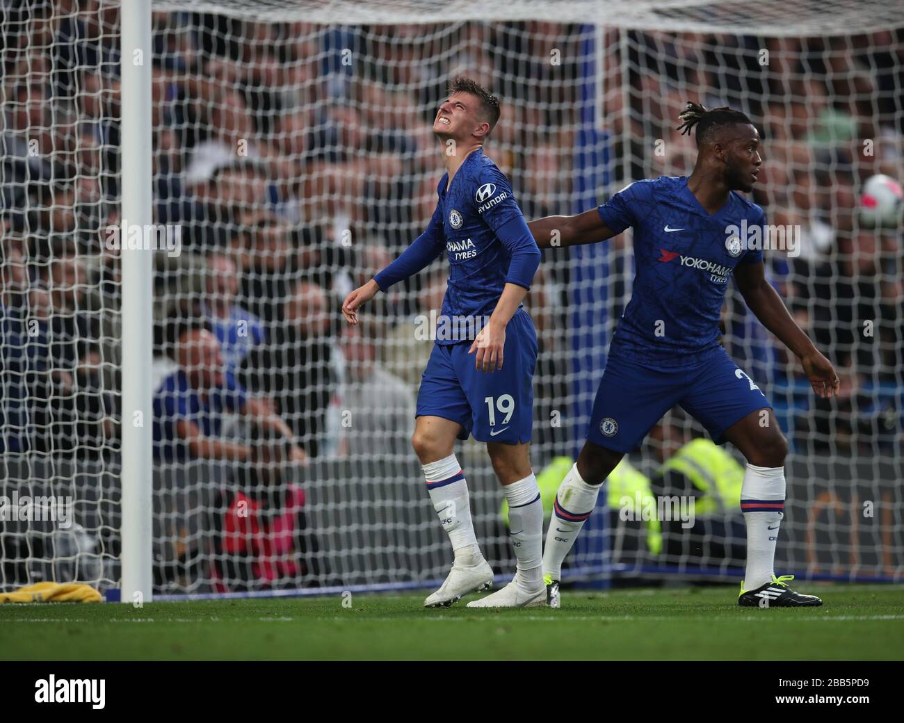 Chelsea's Mason Mount reacts during the Premier League match at ...