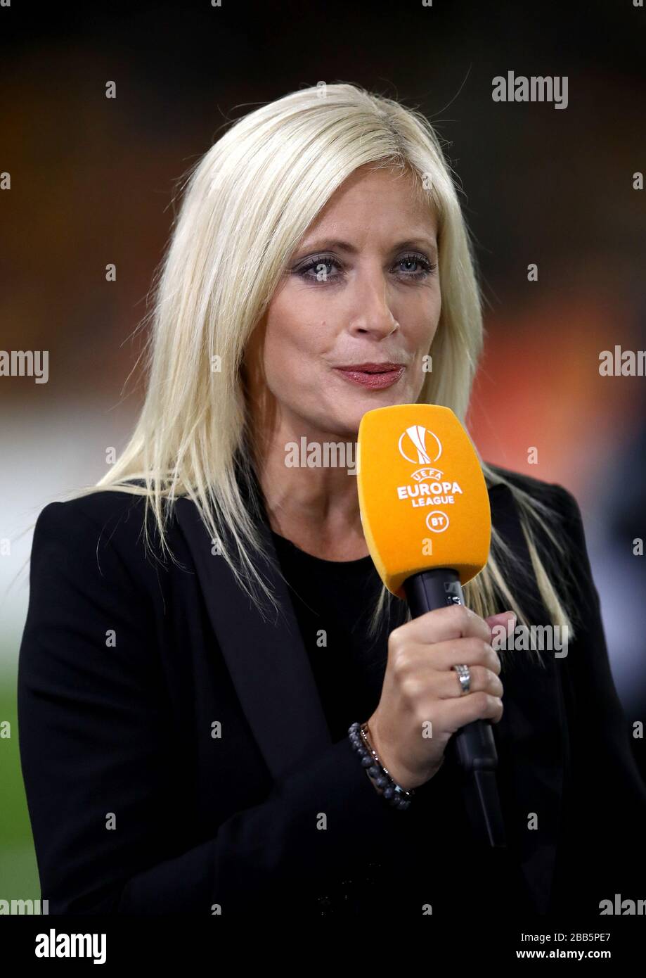 BT Sport presenter Lynsey Hipgrave Stock Photo - Alamy