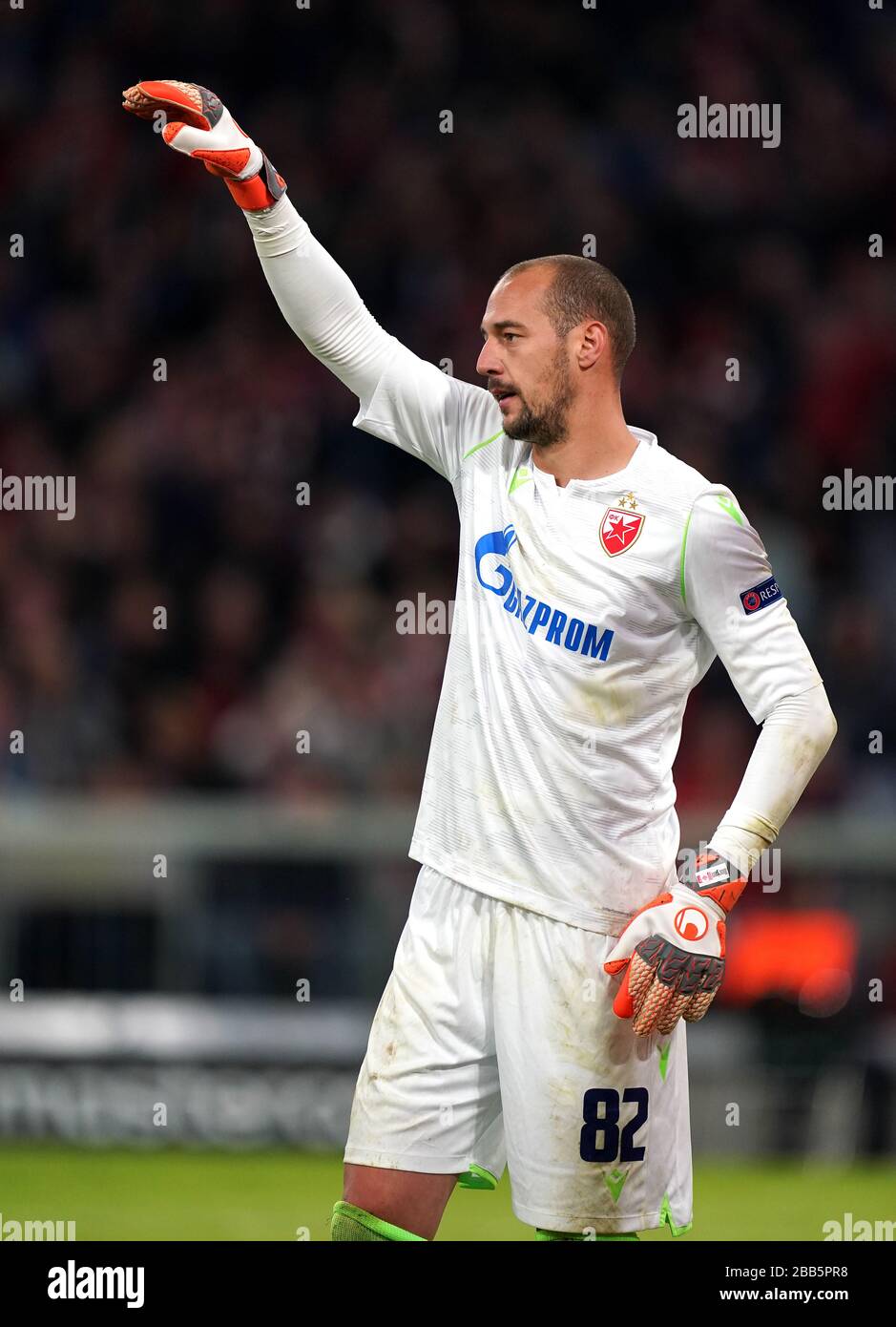 Red StarBelgrade goalkeeper Milan Borjan Stock Photo - Alamy