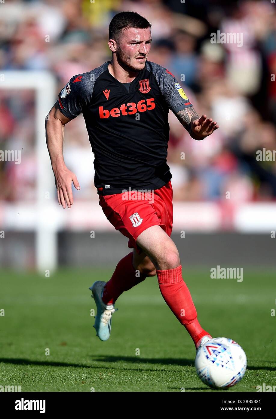 Stoke City's Tom Edwards Stock Photo - Alamy