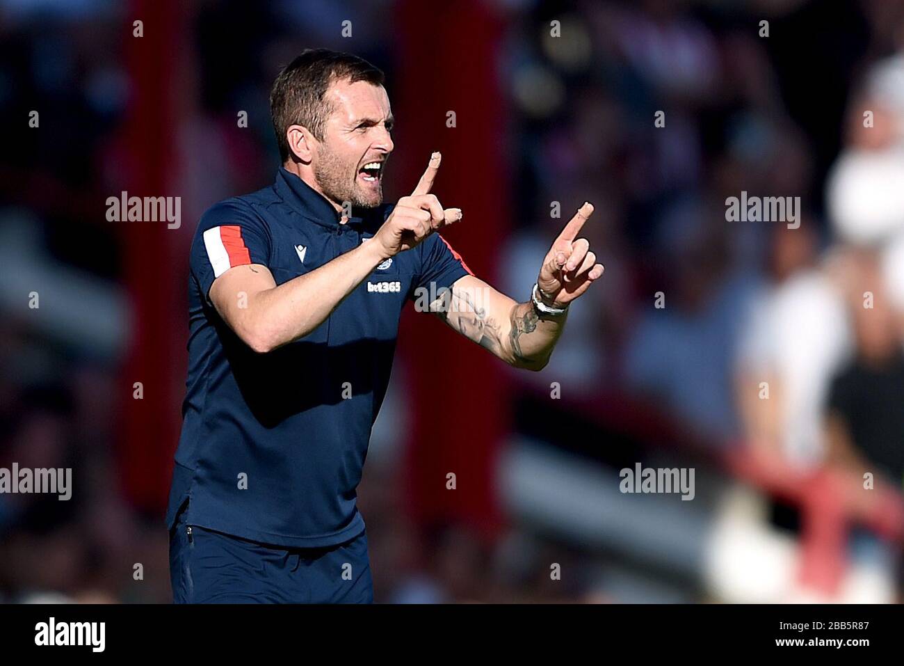 Stoke City manager Nathan Jones Stock Photo - Alamy