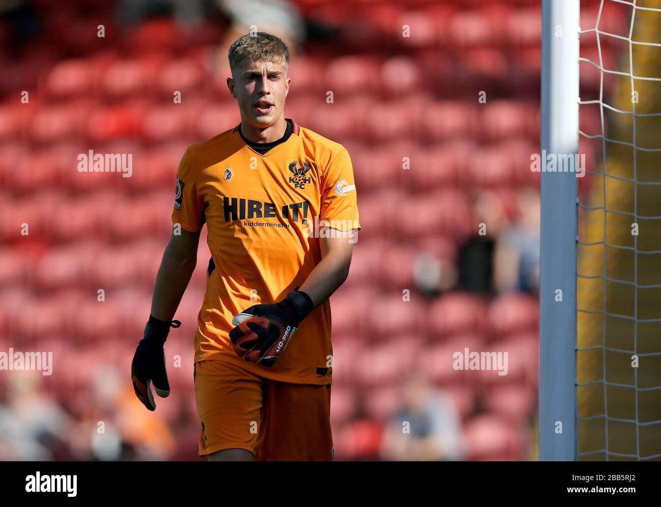 Kidderminster Harriers goalkeeper Tom Palmer Stock Photo - Alamy