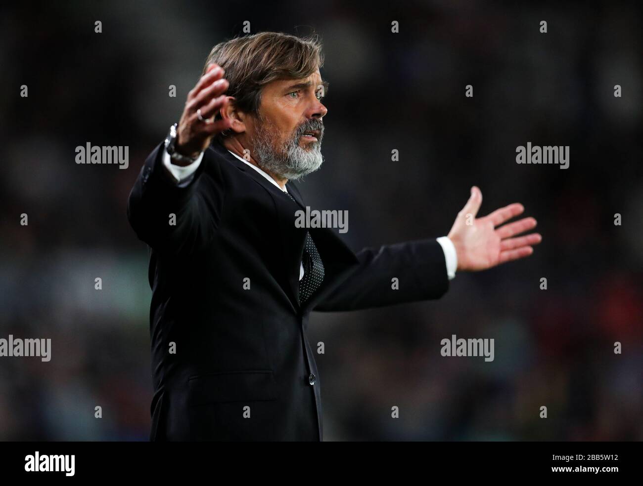 Derby County manager Phillip Cocu Stock Photo - Alamy