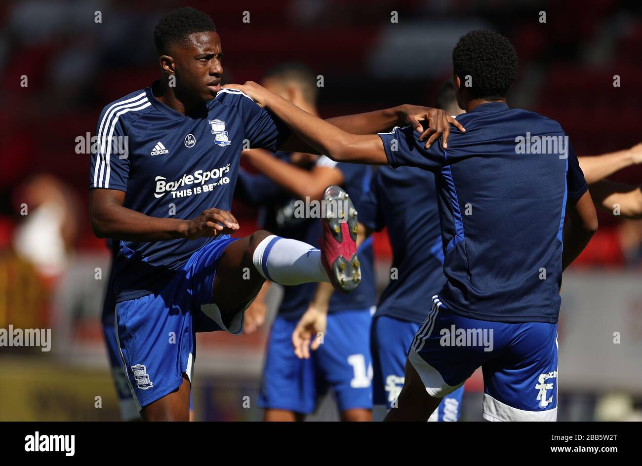 Birmingham City's Wes Harding ahead of the match Stock Photo - Alamy