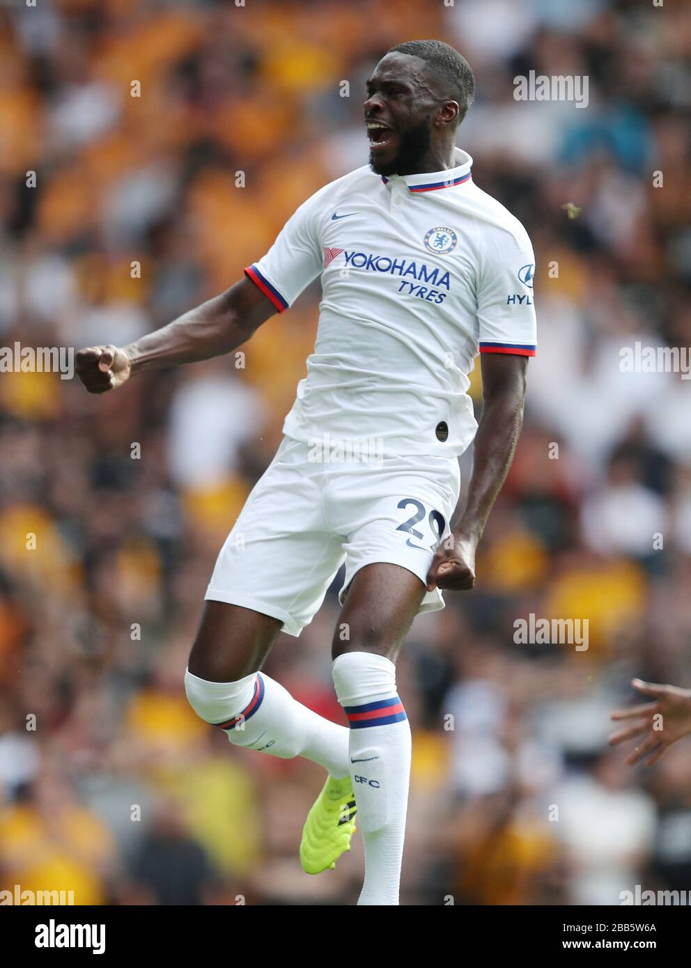 Chelsea's Fikayo Tomori celebrates scoring their first goal Stock Photo ...