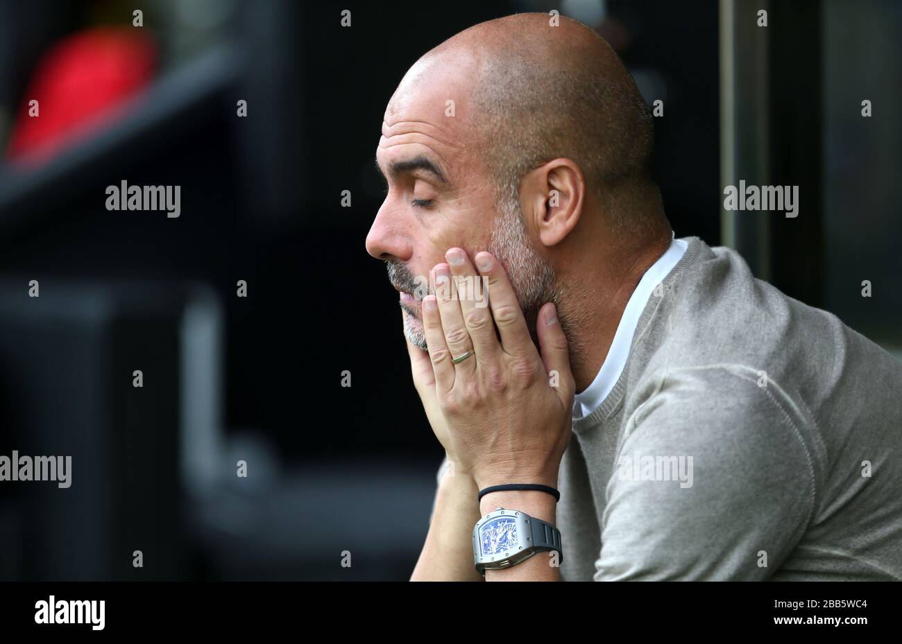 Manchester City manager Pep Guardiola Stock Photo - Alamy