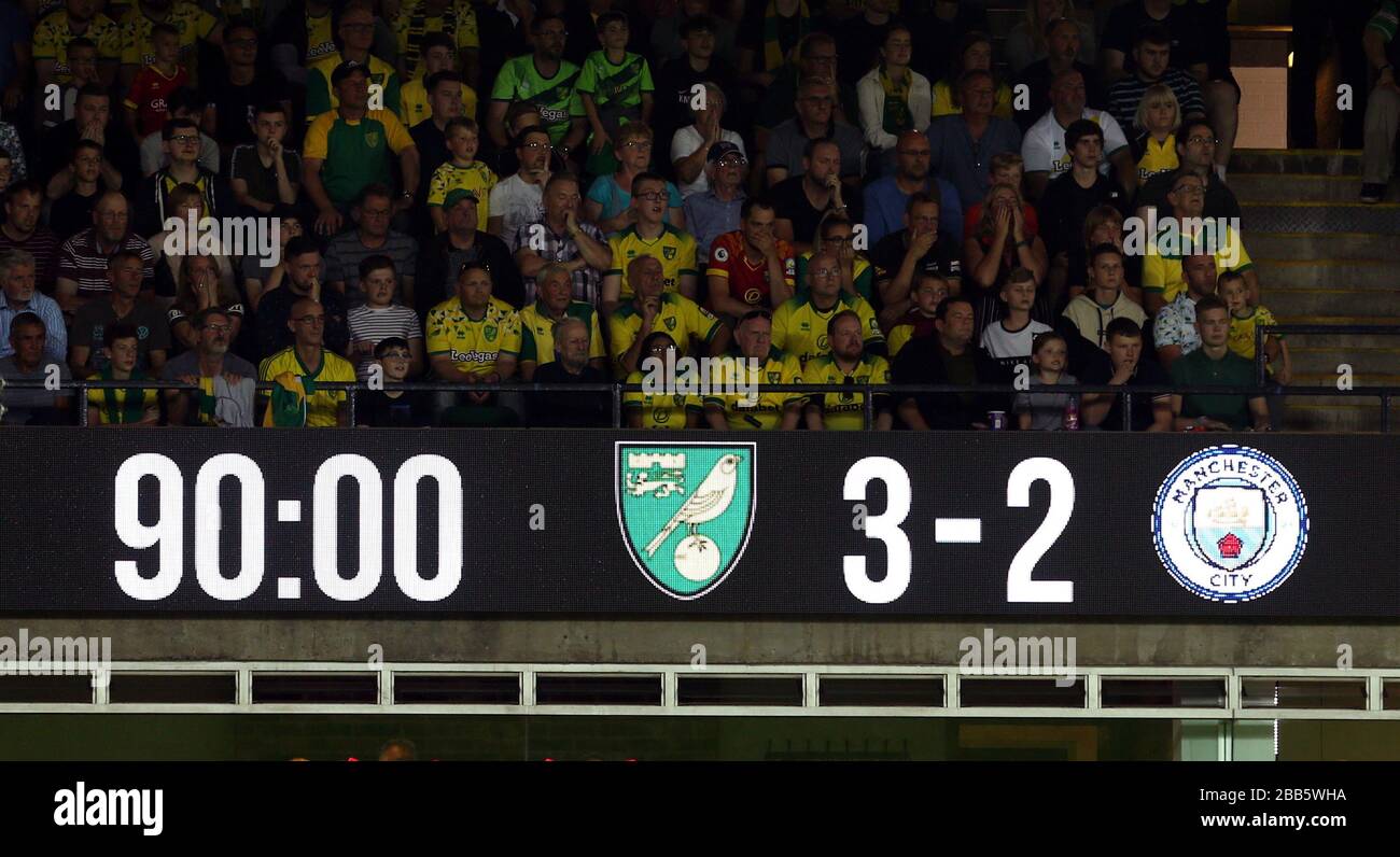 Scoreboard gv general view hi-res stock photography and images - Alamy