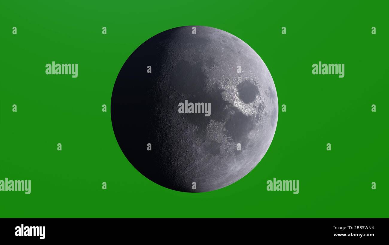 Realistic Planet Moon, Luna, Lunar. Beautiful texture and moonlight in ...