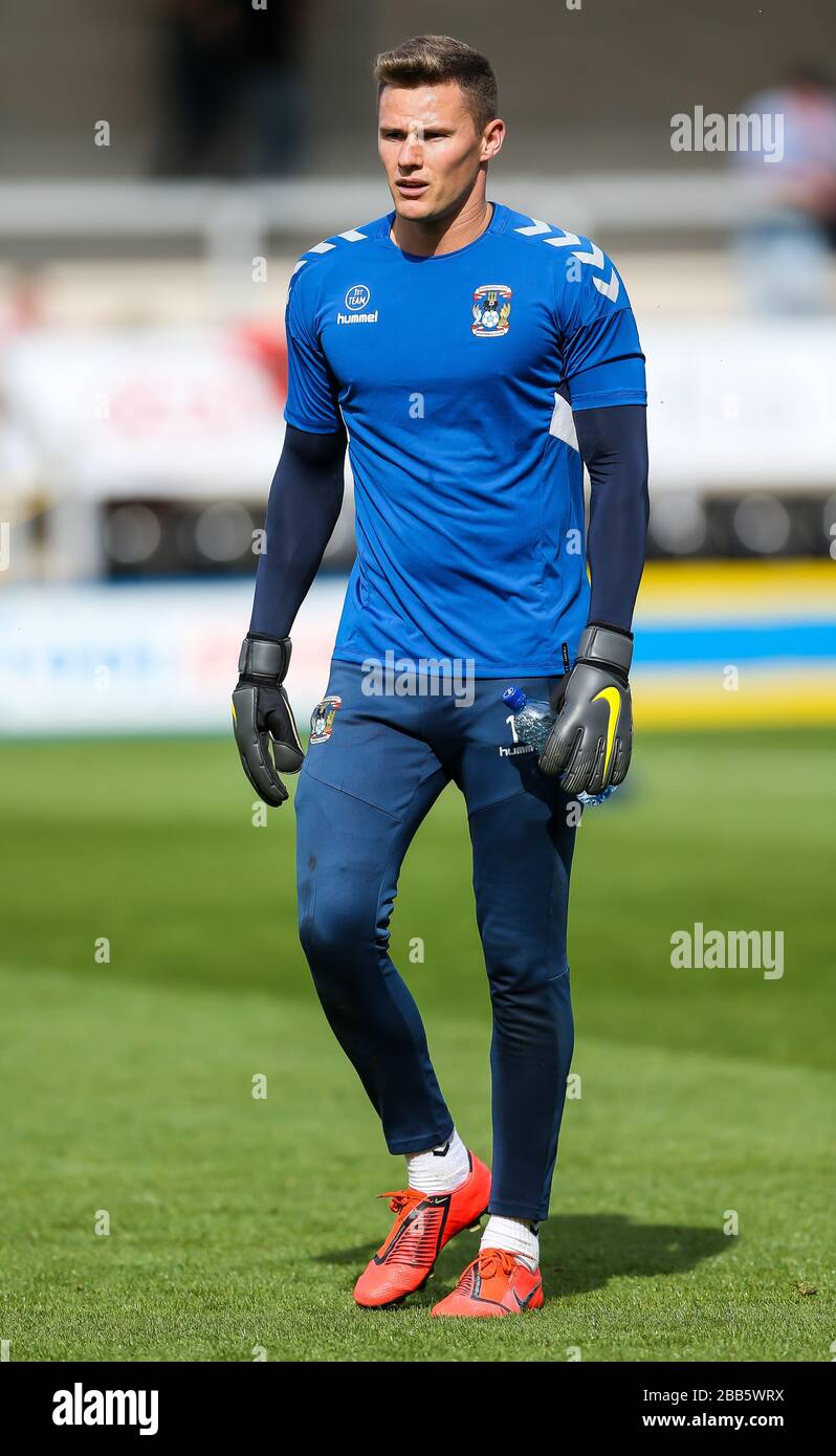 Coventry City goalkeeper Ben Wilson Stock Photo - Alamy