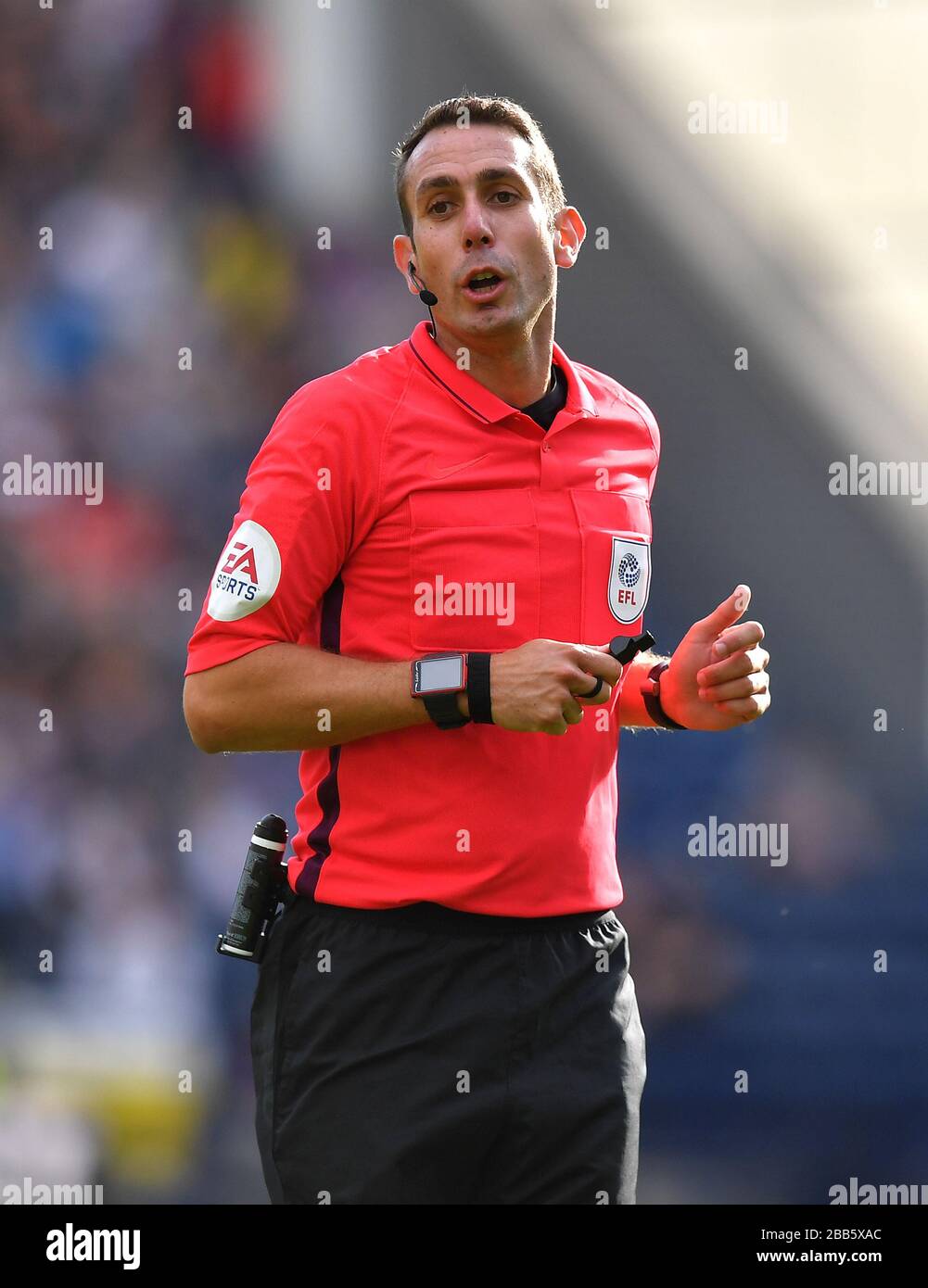Match Referee David Coote Stock Photo - Alamy