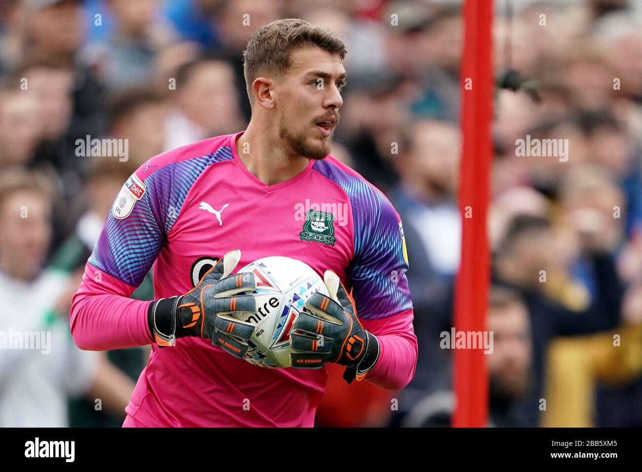 Plymouth Argyle's Alex Palmer Stock Photo - Alamy
