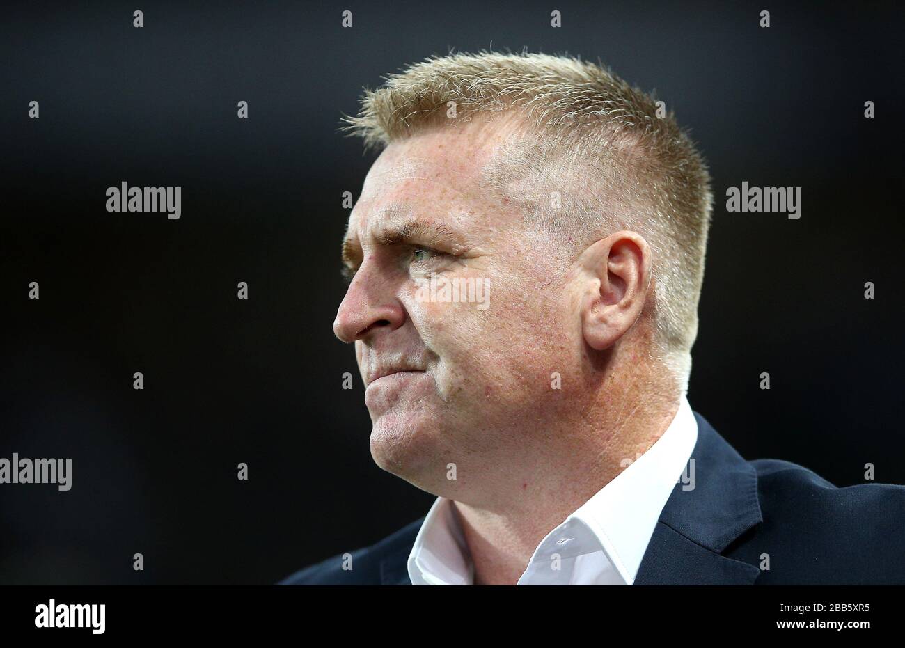 Aston Villa manager Dean Smith Stock Photo - Alamy