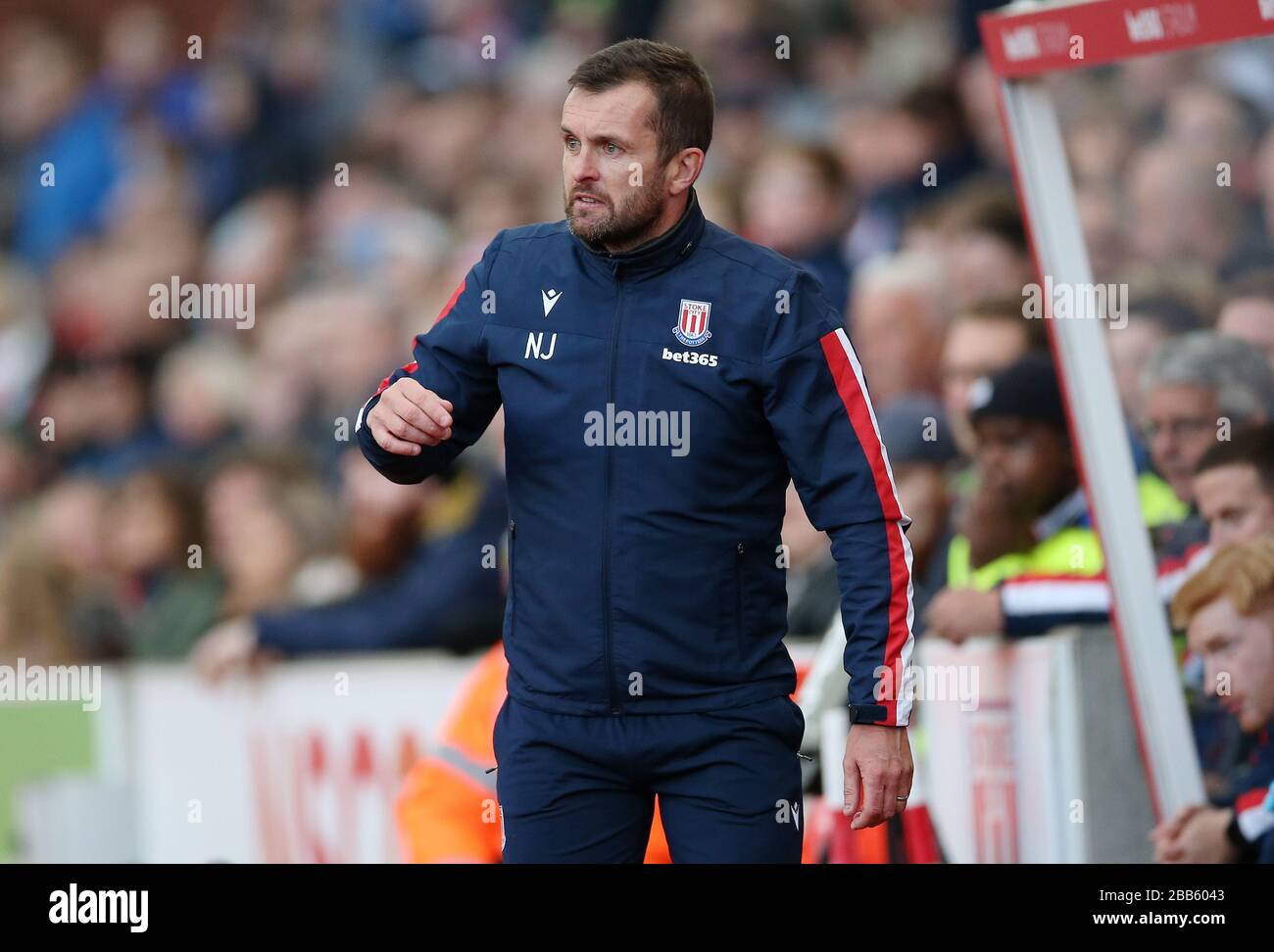 Stoke City manager Nathan Jones Stock Photo - Alamy