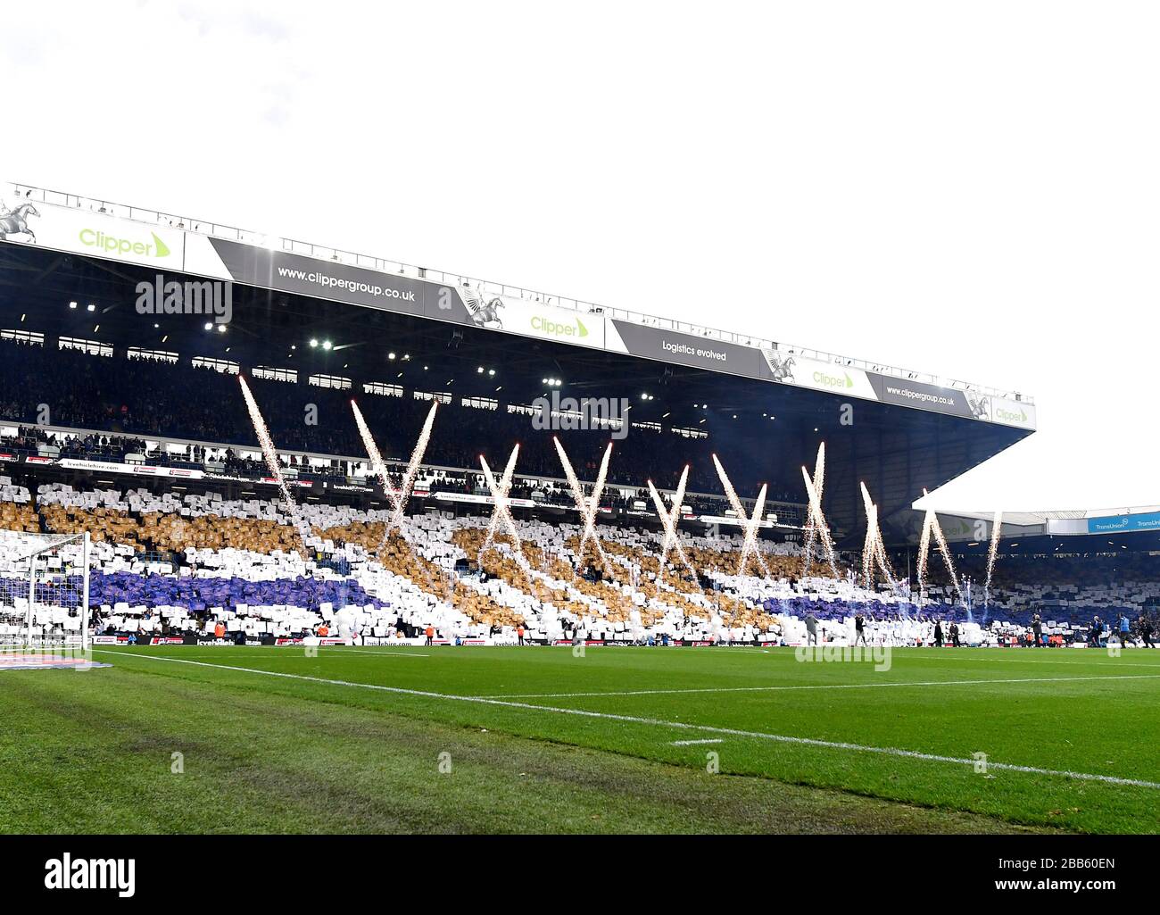 Pyrotechnics football uk hi-res stock photography and images - Alamy