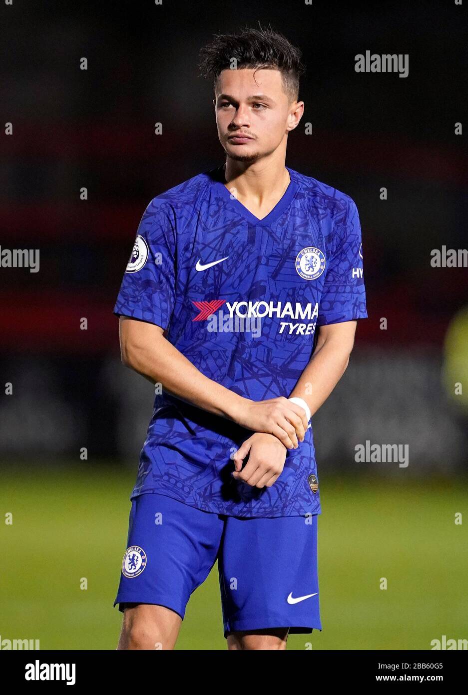 Chelsea U23's George McEachran Stock Photo - Alamy