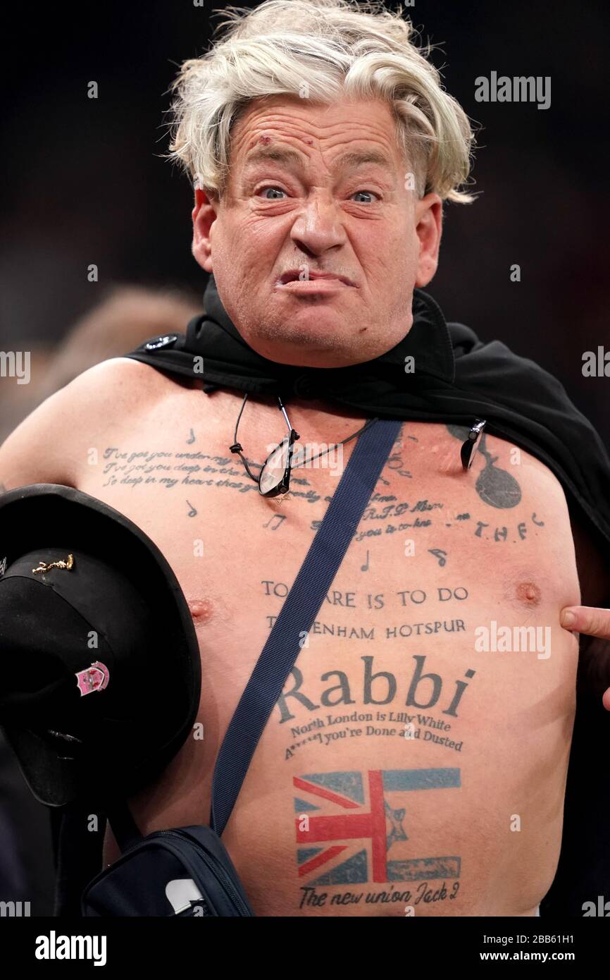 Tottenham fan tattoo hi-res stock photography and images - Alamy