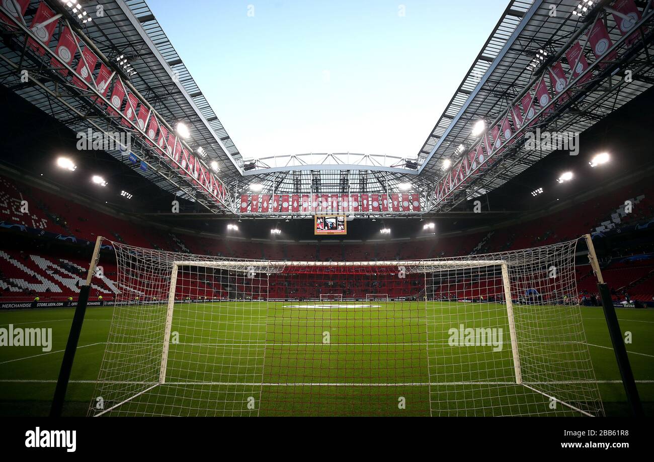 Stadium from inside goal hi-res stock photography and images - Alamy
