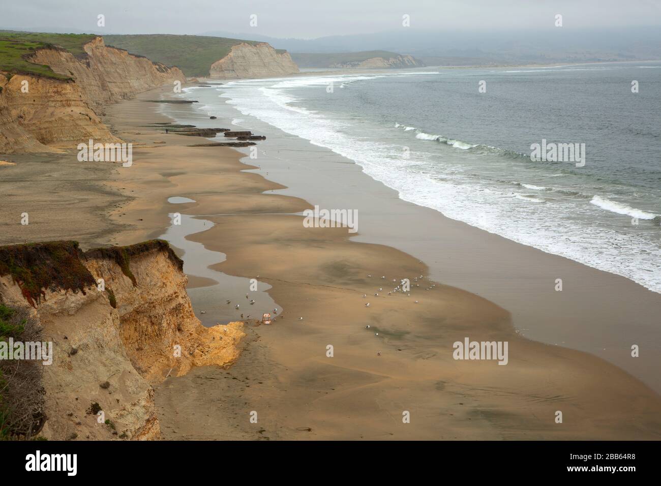 Drakes Beach, Point Reyes National Seashore, California Stock Photo - Alamy