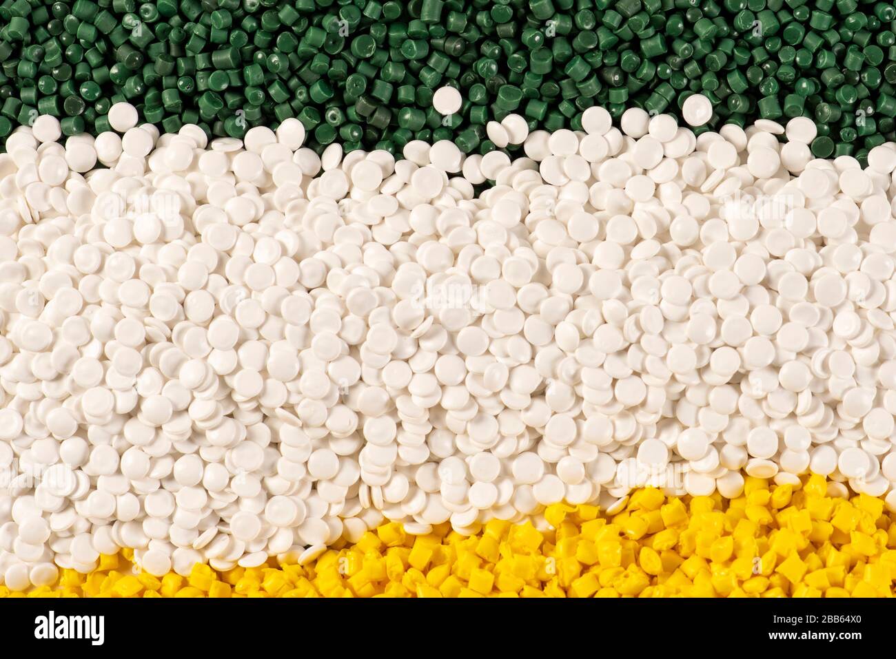 A closeup of recycled plastic grains Stock Photo - Alamy