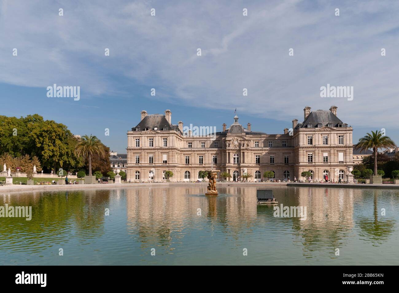 Luxembourg Palace (Palais du Luxembourg). Built between 1615–1645) by ...