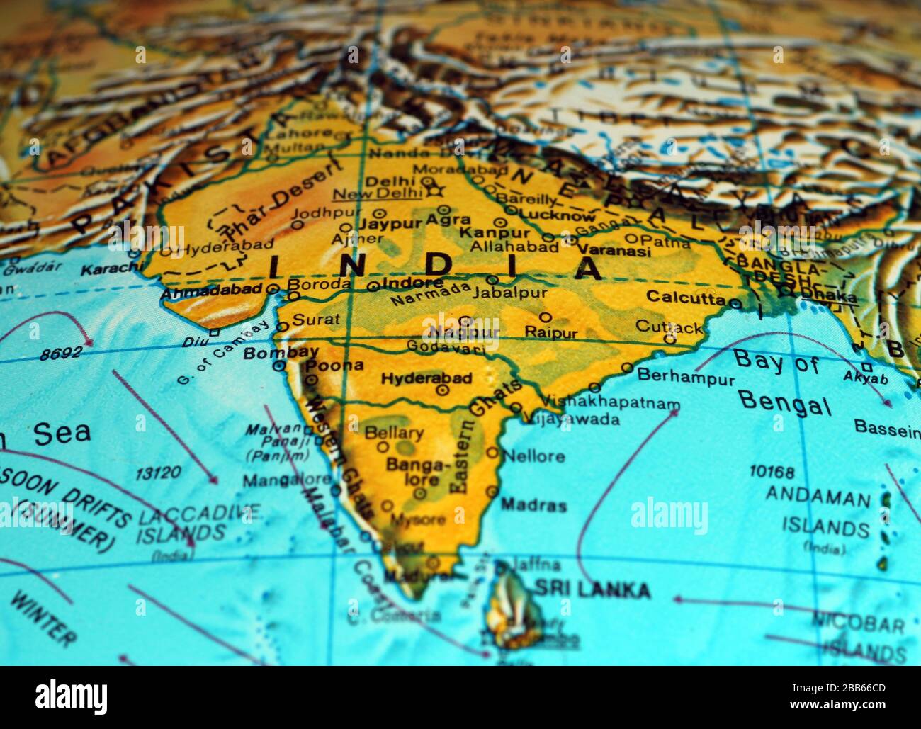 India map with states hi-res stock photography and images - Alamy