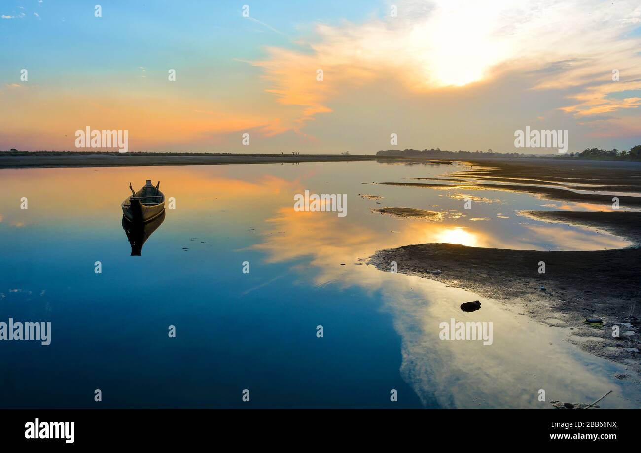 Majuli sunset hi-res stock photography and images - Alamy