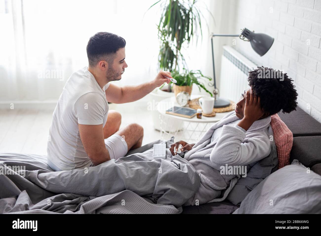 Flu symptoms home hi-res stock photography and images - Alamy