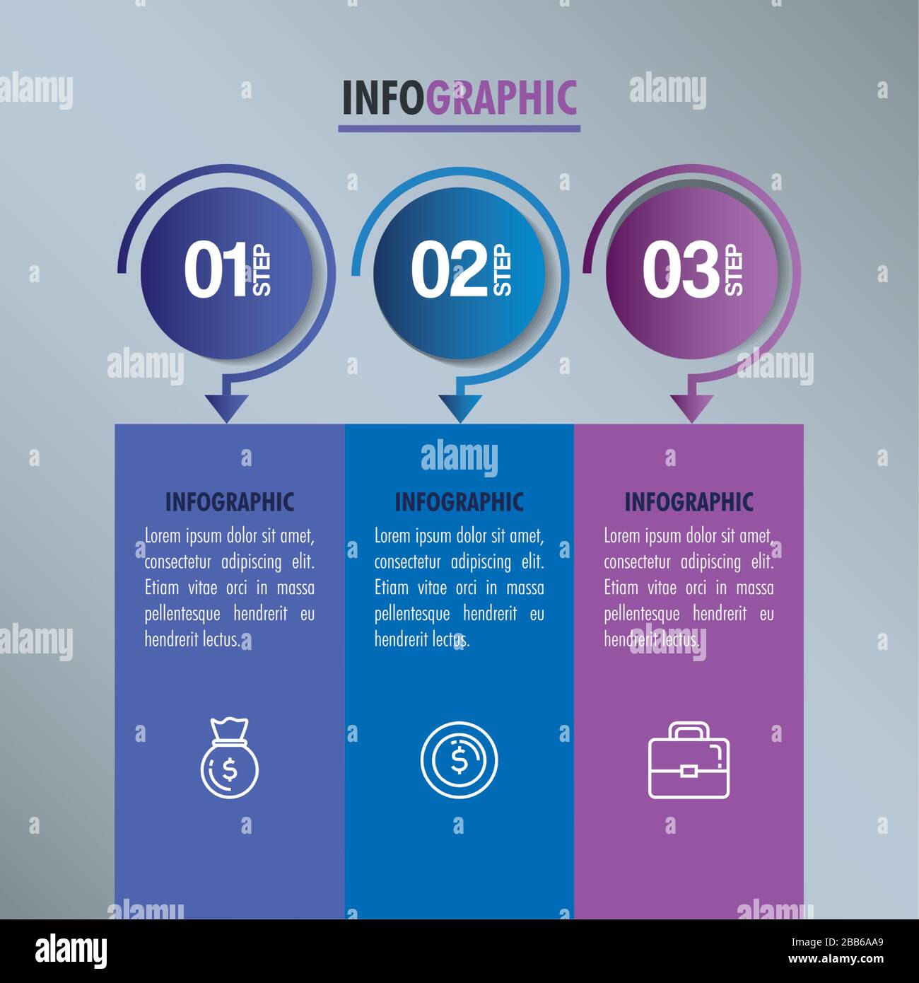 statistical infographic with numbers and business icons Stock Vector ...