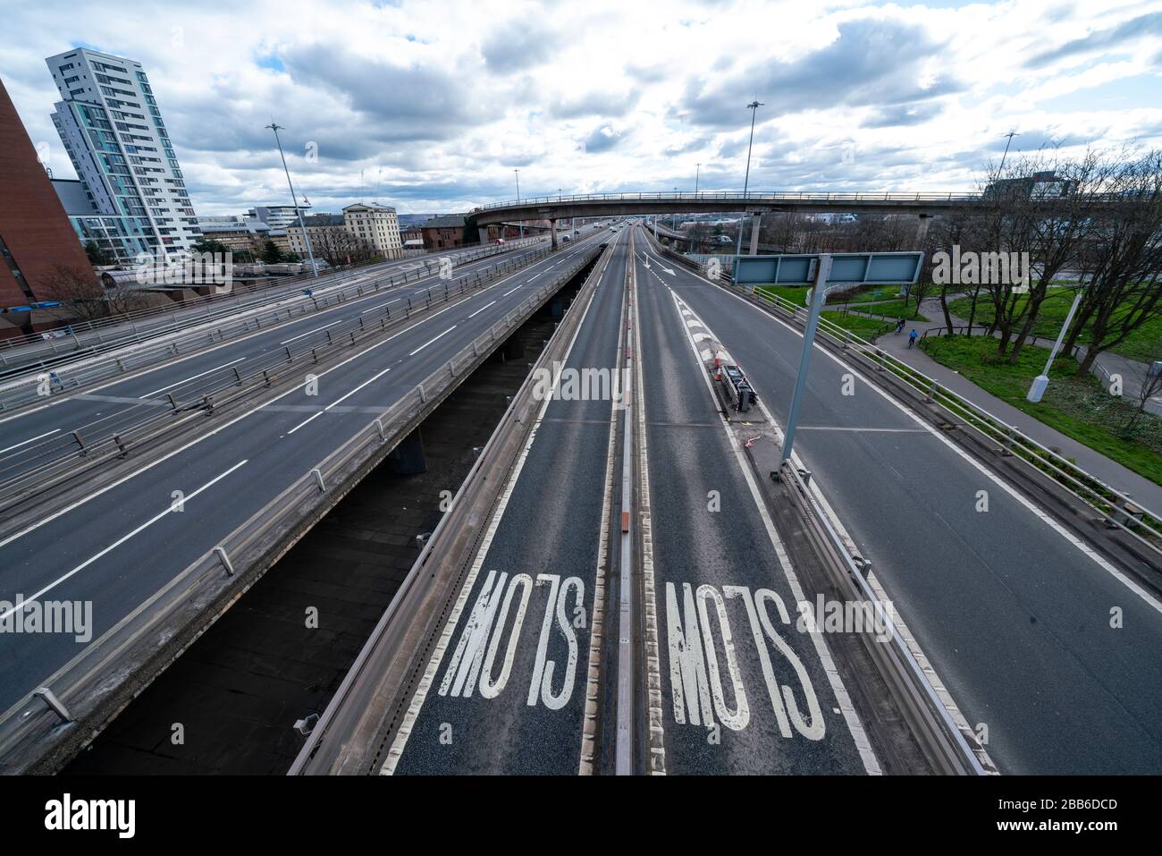 Empty motorway hi-res stock photography and images - Alamy