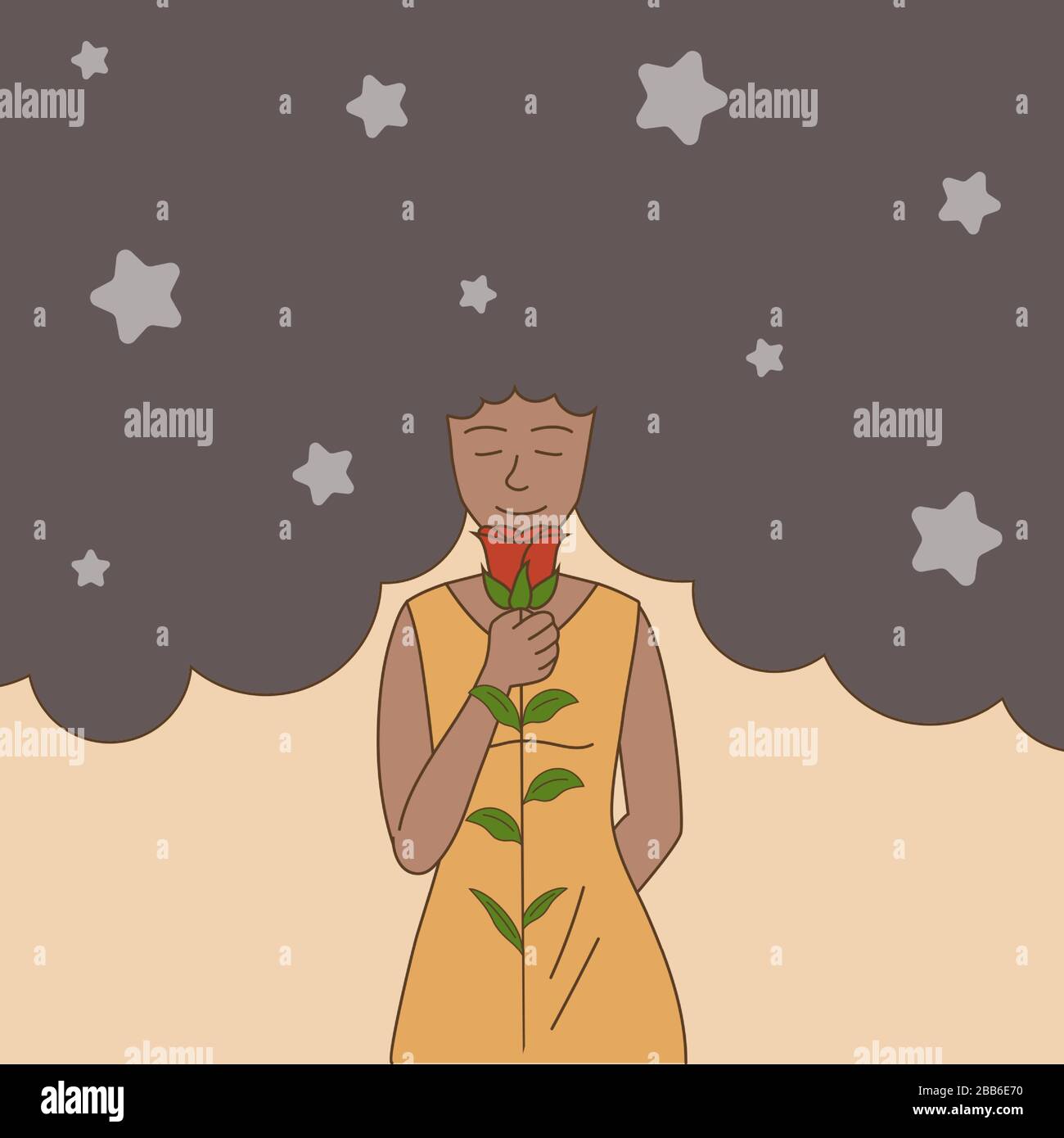 Rose cartoon Stock Vector Images - Alamy