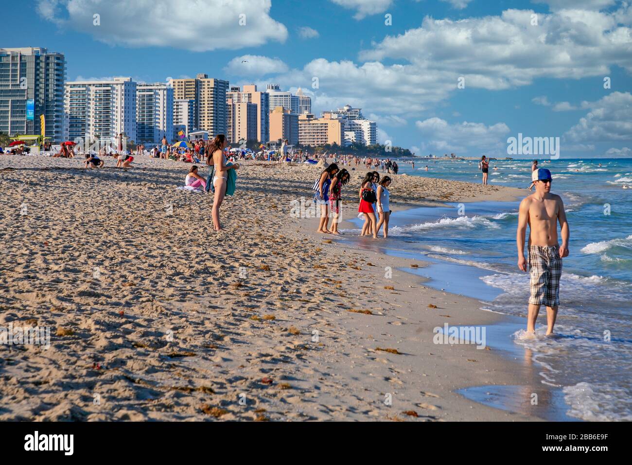 City of Miami; Miami Beach and South Beach, Florida, USA; America ...