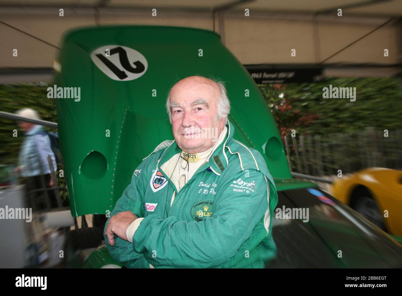 2009 GOODWOOD Revival - Racing legend David Piper Stock Photo - Alamy