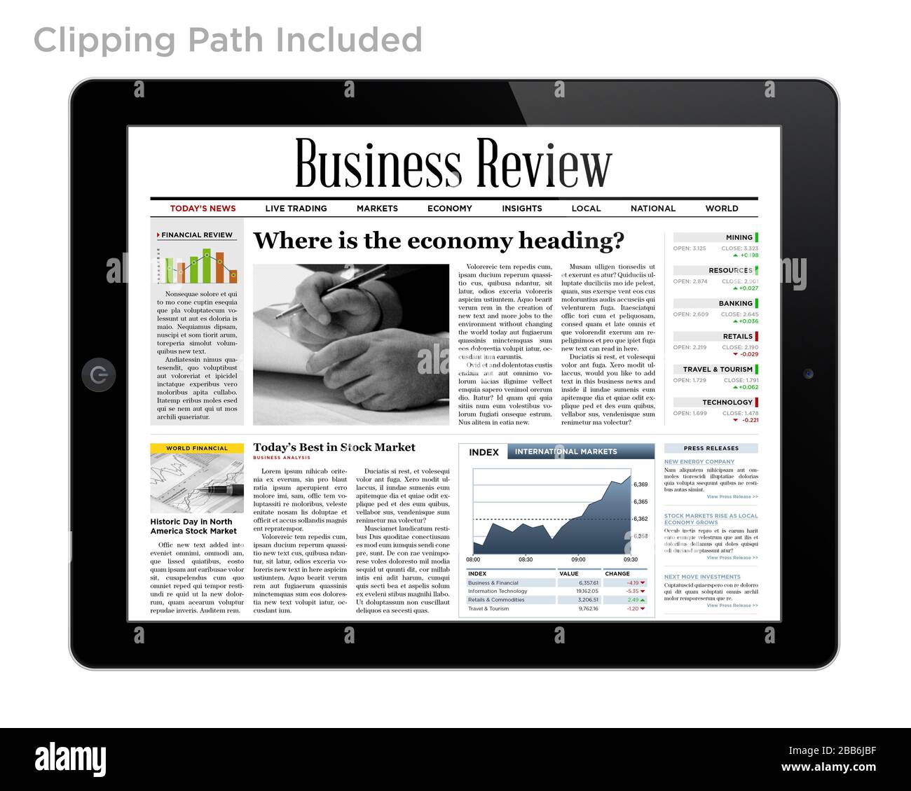 Newspaper headline clipping hi-res stock photography and images - Alamy