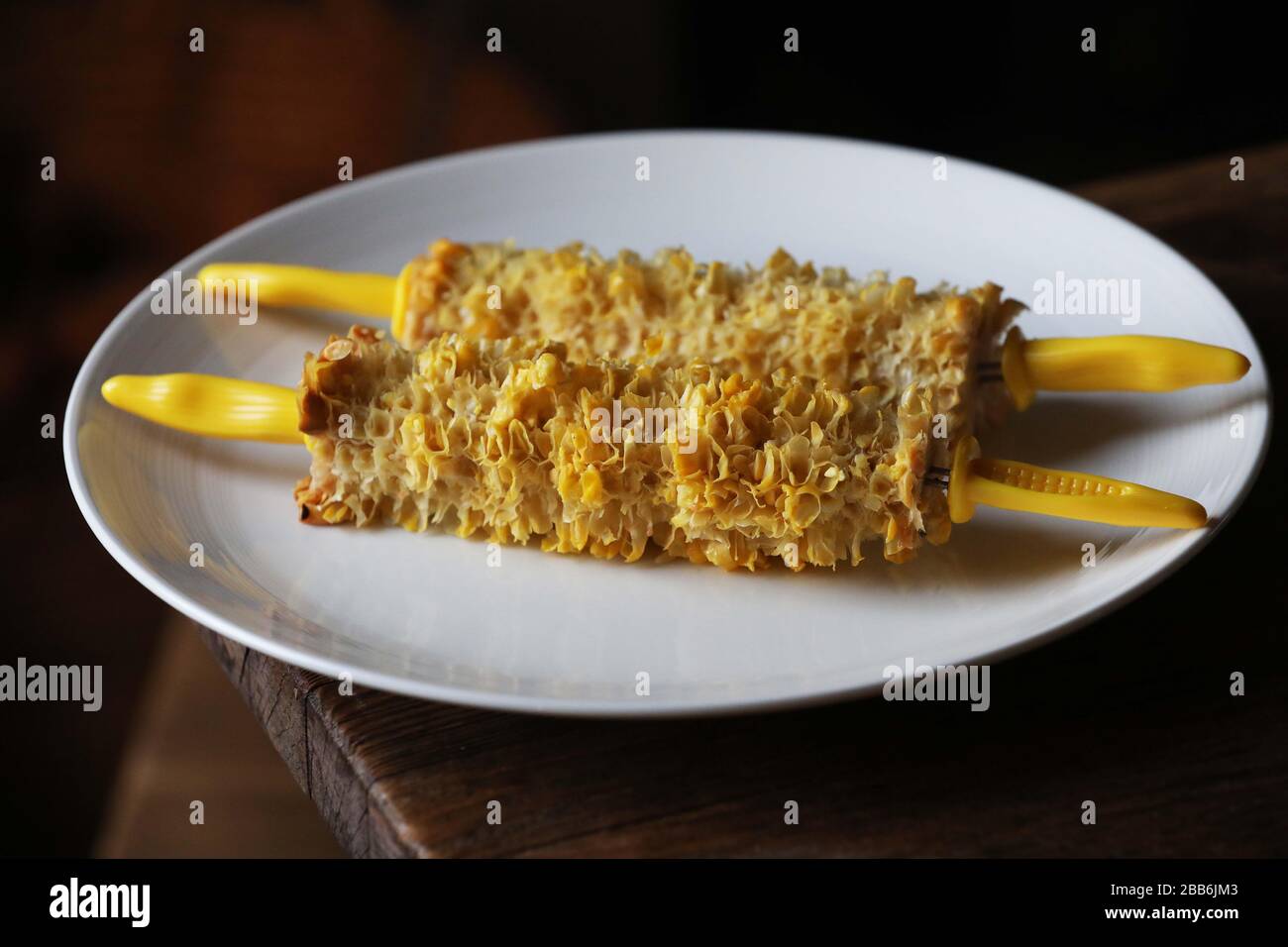 Corn holders hi-res stock photography and images - Alamy