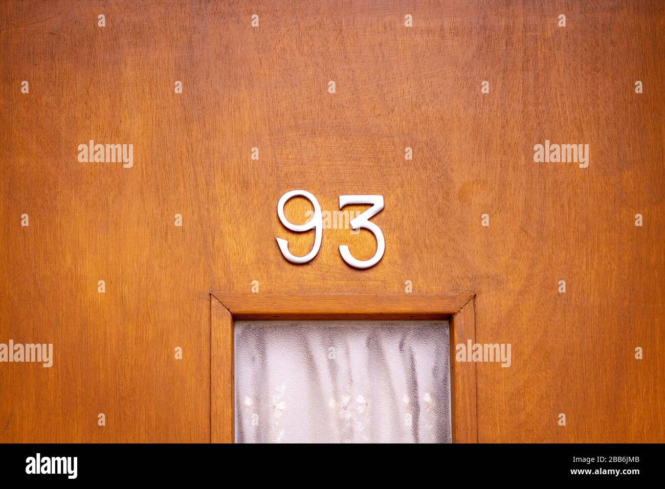 House number 93 Stock Photo - Alamy