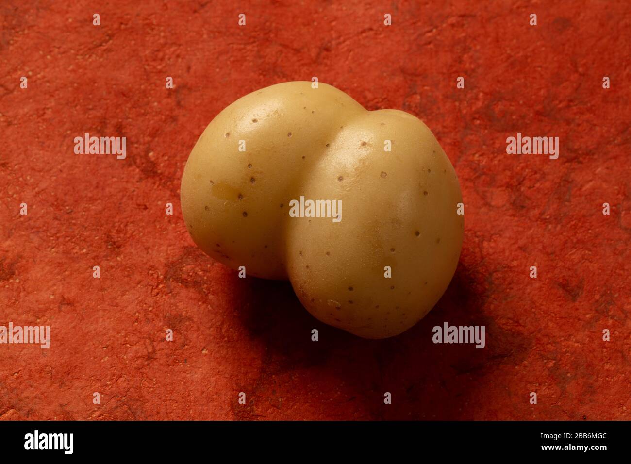 Buttocks shaped potato Stock Photo - Alamy